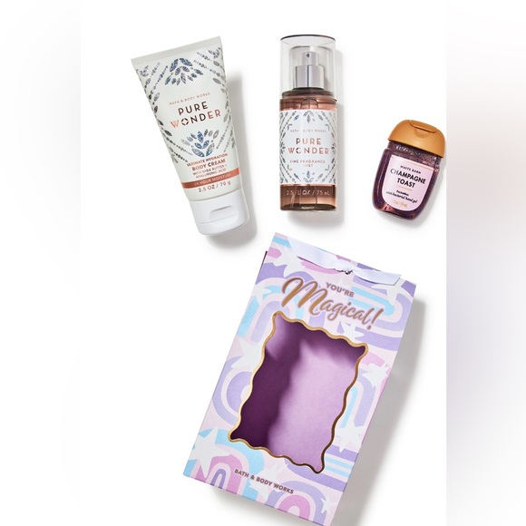 Bath & Body Works | Bath & Body | Nwt Bbw Pure Wonder Mini Gift Set ...